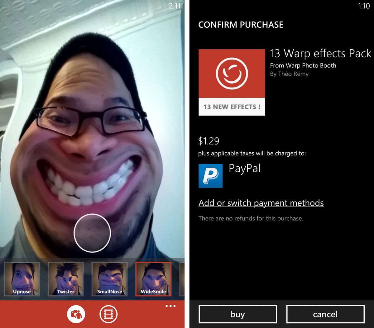 Warp Photo Booth brings more effects in latest update | Windows Central