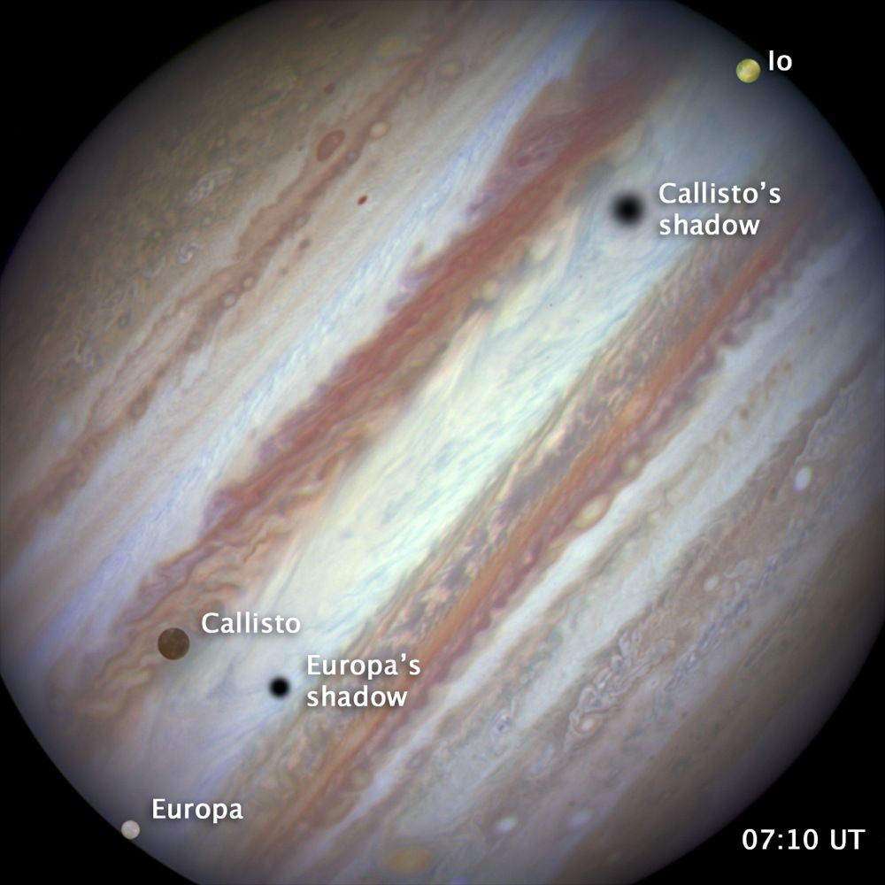Rare Photos: Jupiter's Triple-Moon Conjunction in Pictures | Space