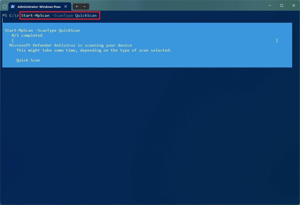 How to control Microsoft Defender Antivirus from PowerShell on Windows 11 | Windows Central
