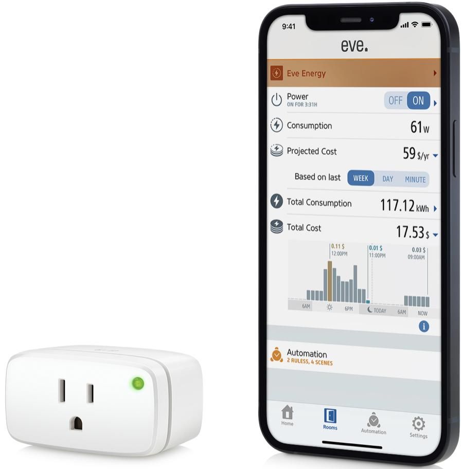 Eve Energy review: Easy to use HomeKit-enabled smart plug and power ...