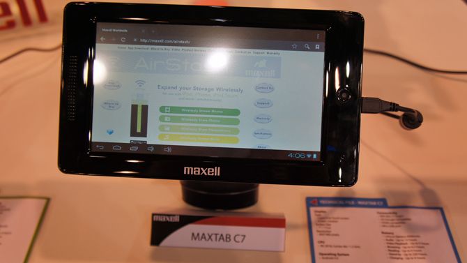 Maxell MaxTab Tablets Hands-On | Laptop Mag