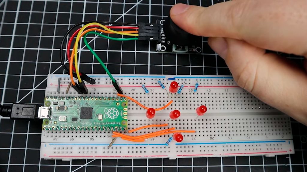 Raspberry Pi Pico Controls LEDs with Joystick Input | Tom's Hardware