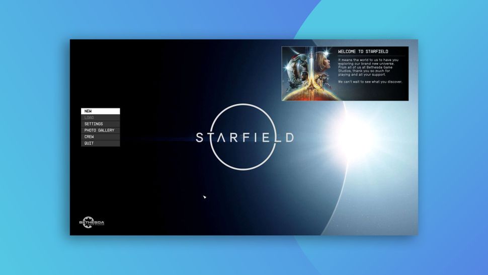 Is the Starfield start screen design really that bad? | Creative Bloq