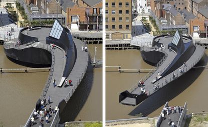 Hull's new Scale Lane Bridge by McDowell+Benedetti swings into life ...