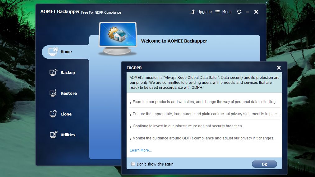 AOMEI's free backup software will keep you on the right side of GDPR ...