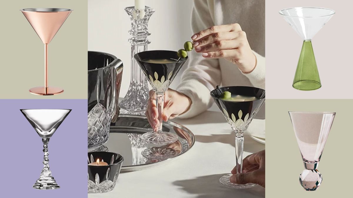 6 Chic Martini Glasses to Elevate Your Holiday Hosting Game