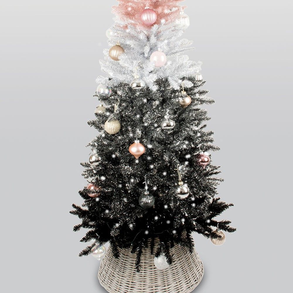 How to make an ombre Christmas tree – give your old artificial spruce a ...