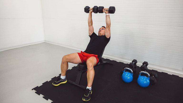 15 moves, 15 minutes, and a dumbbell workout to build arm and chest ...