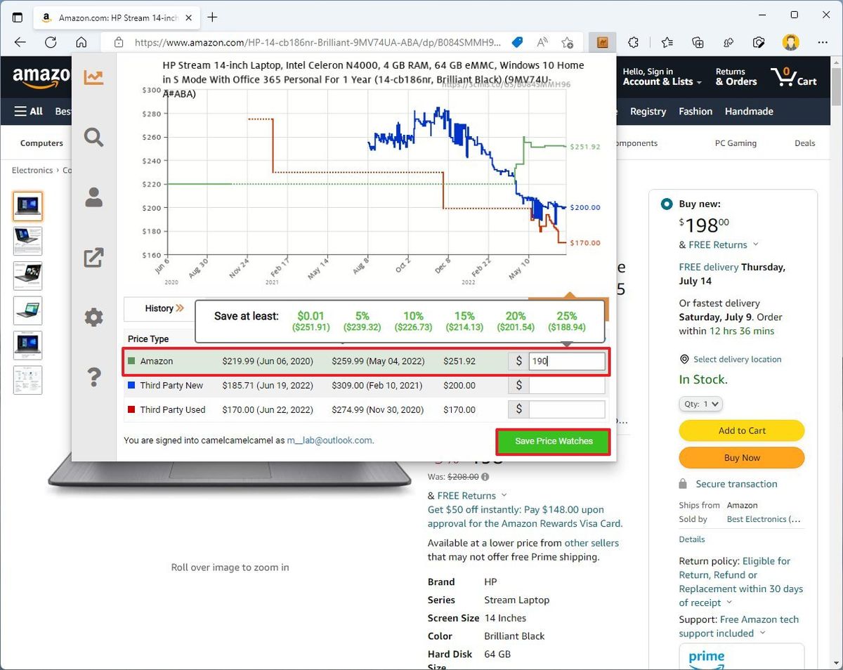 How to get best Amazon deals with 'The Camelizer' extension during ...