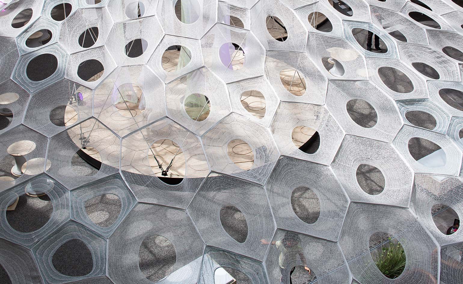 Jenny Sabin's 'Lumen' finds new home in Santiago, Chile | Wallpaper