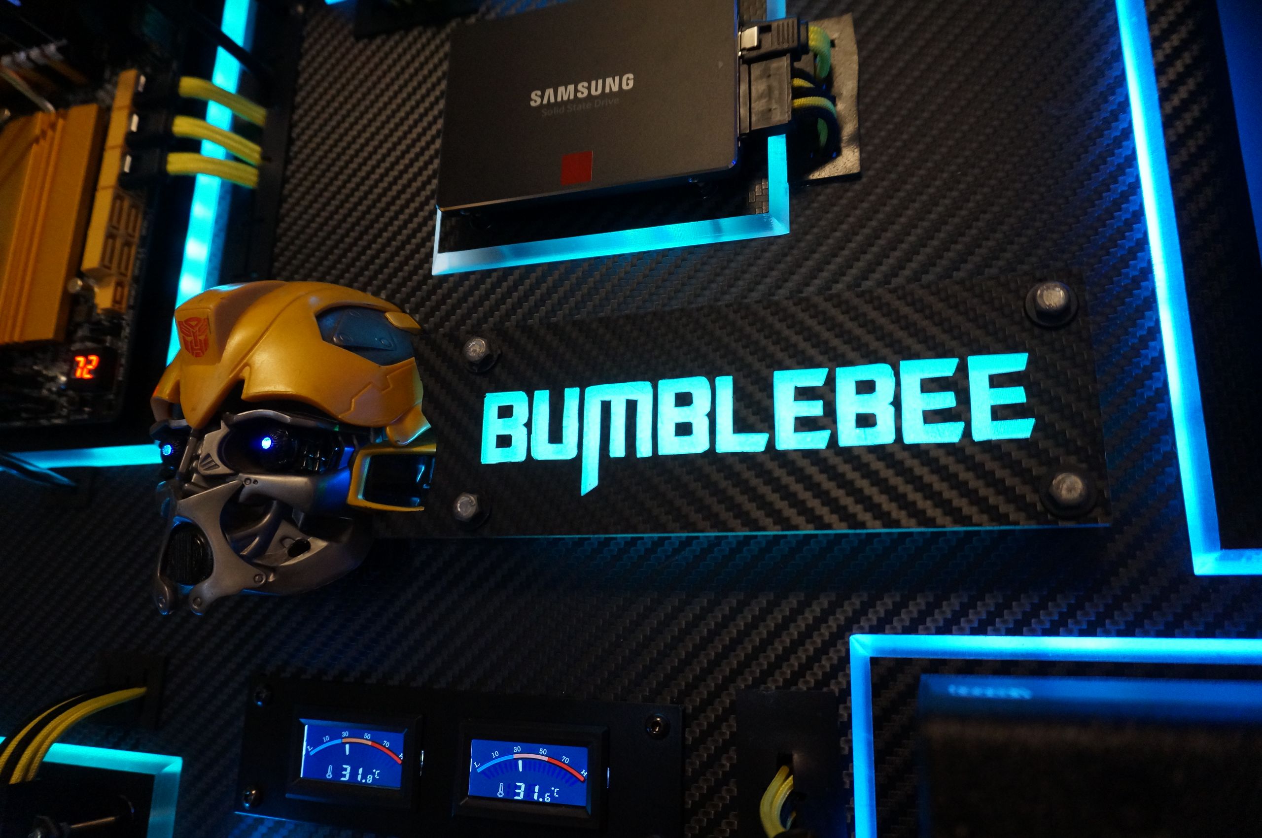 Build of the week: Bumblebee wall PC | PC Gamer