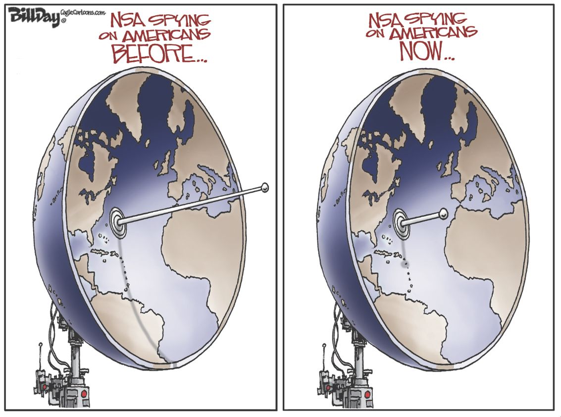 Editorial cartoon NSA Surveillance | The Week