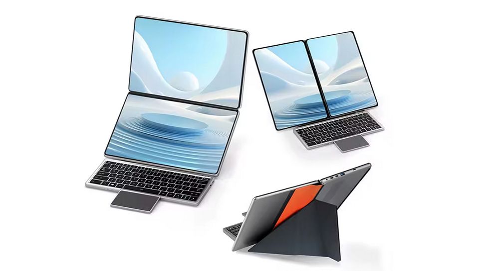 This dual screen laptop has something I've never seen in any notebook ...