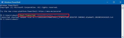 How to record a PowerShell command session on Windows 10 | Windows Central