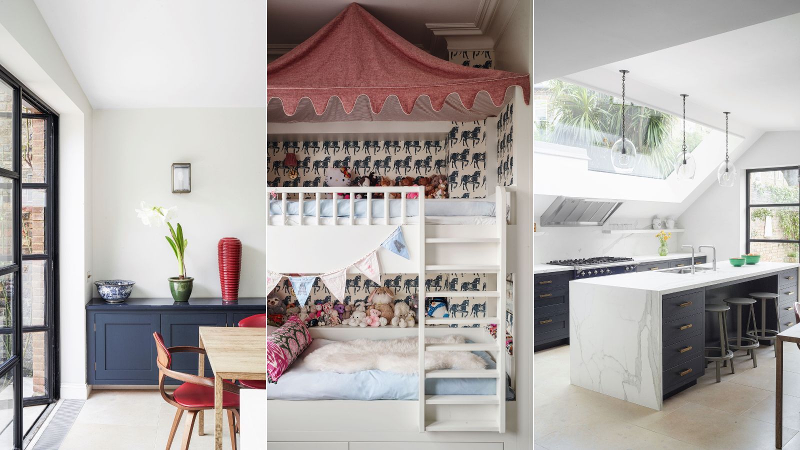 The rich colors used in this home create a sophisticated scheme