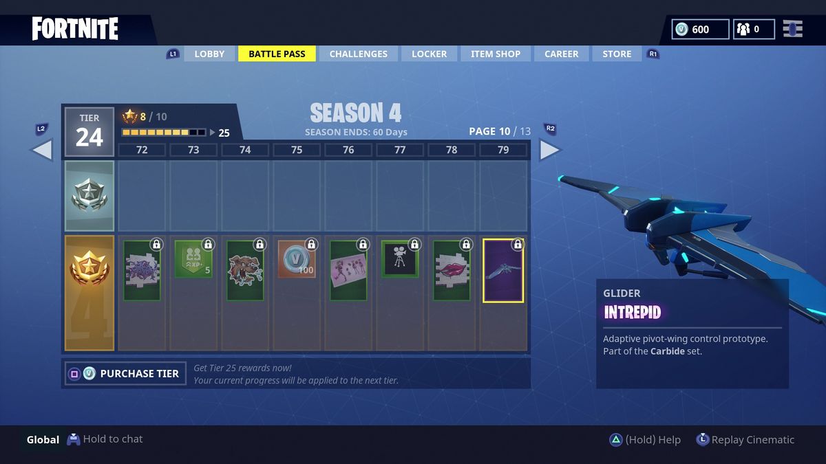 Fortnite Season 4 - all the Battle Pass skins, emotes, harvesting tools ...