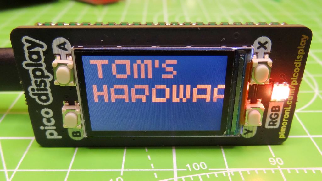 Pimoroni Pico Display Review: An IPS screen for your Raspberry Pi Pico | Tom's Hardware