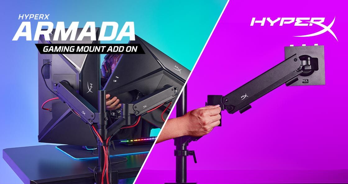 HyperX's New Gaming Monitors Come With Desk Mounts | Tom's Hardware