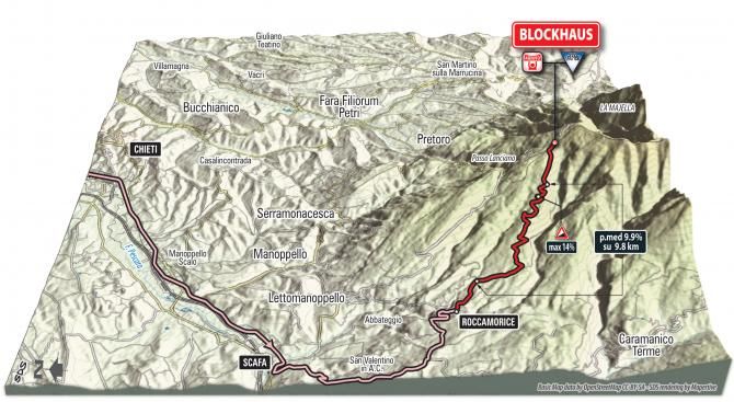 Giro d'Italia: Steeper, longer version of Blockhaus climb than any ...