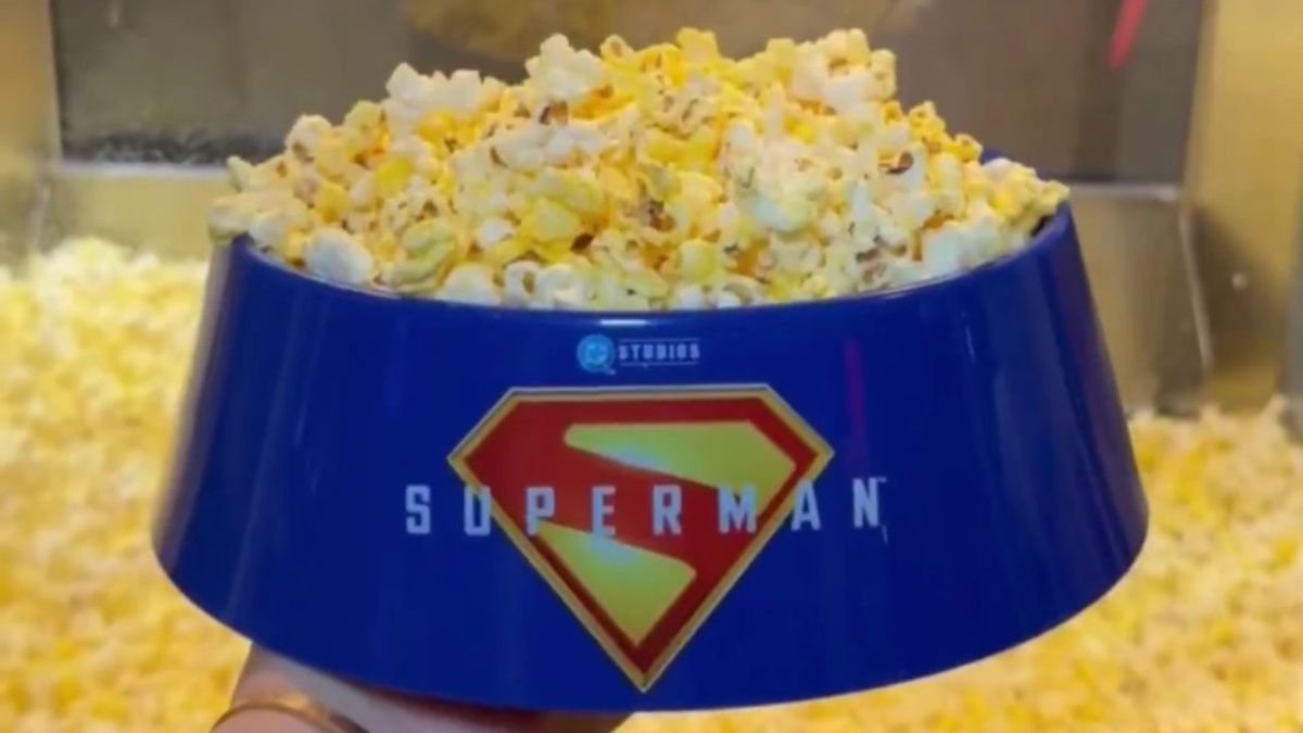 Superman has a Krypto-themed pup-corn bucket ready for its big release ...
