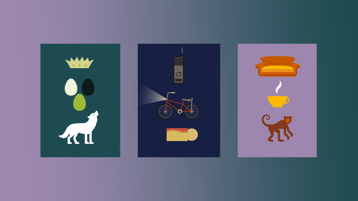 Can you guess the TV shows from these minimalist poster designs ...