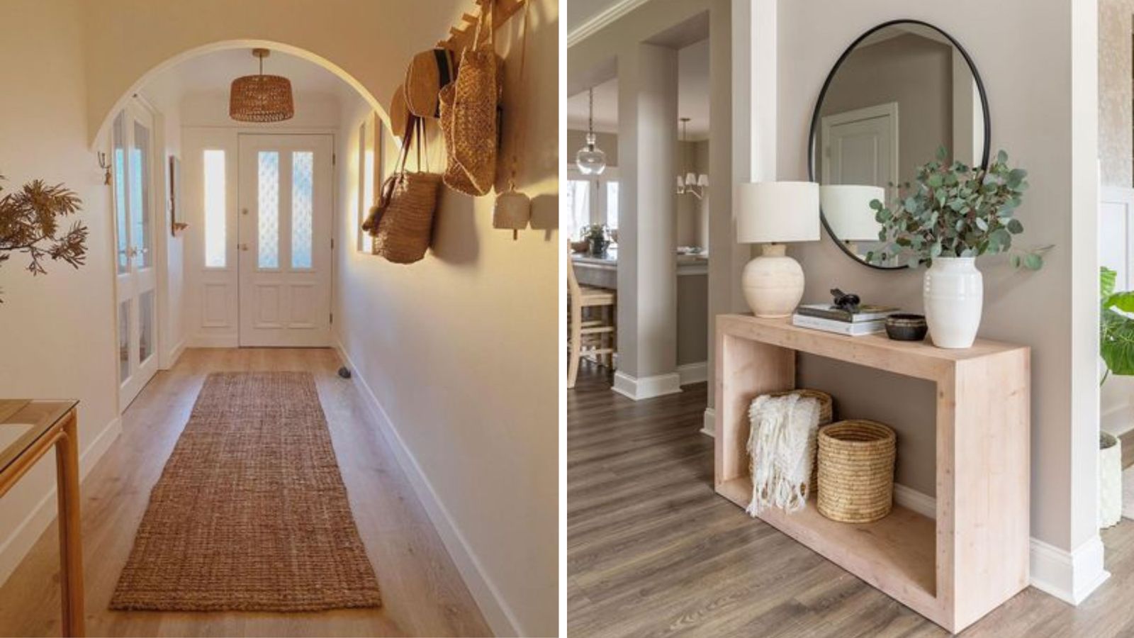 How to make a narrow entryway look wider | Real Homes