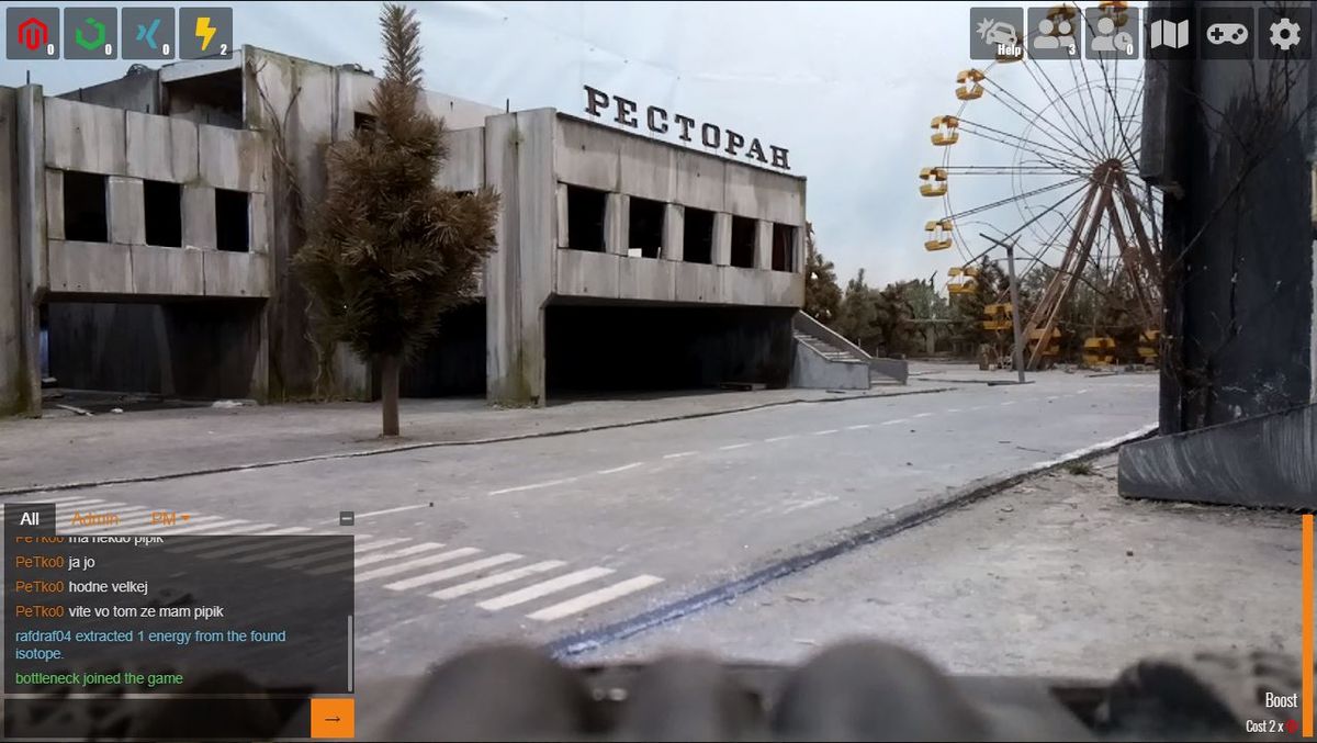 This browser game lets you control real-life robots in a scale model ...