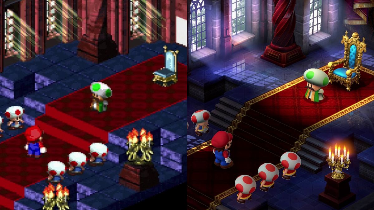 The Super Mario RPG remake is absolutely faithful to the original Mario ...