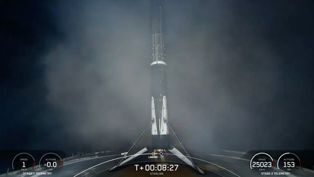 Spacex Rocket Launches Starlink Satellites On Record Breaking 17th