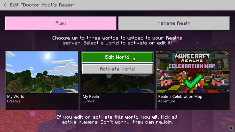How to set up a Minecraft Realms multiplayer server | GamesRadar+