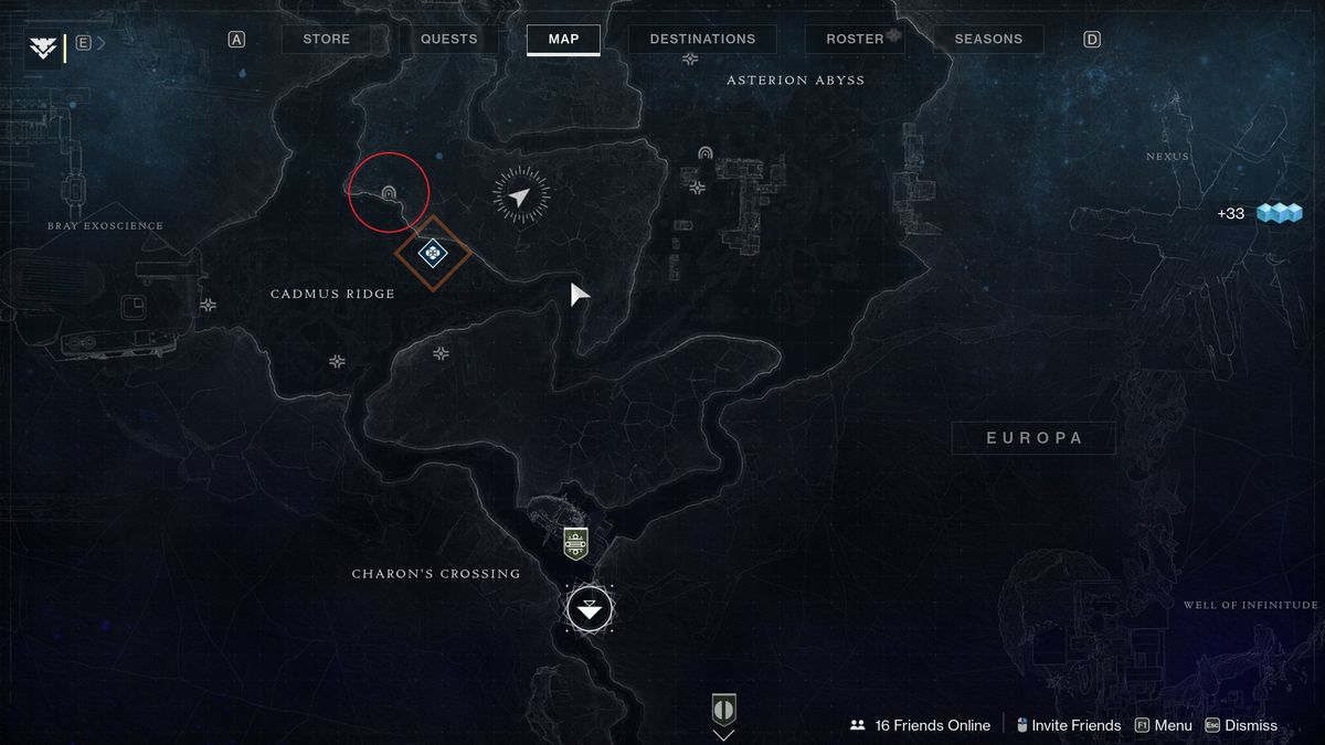 Perdition Destiny 2 location: Where to find Perdition for the Europa ...
