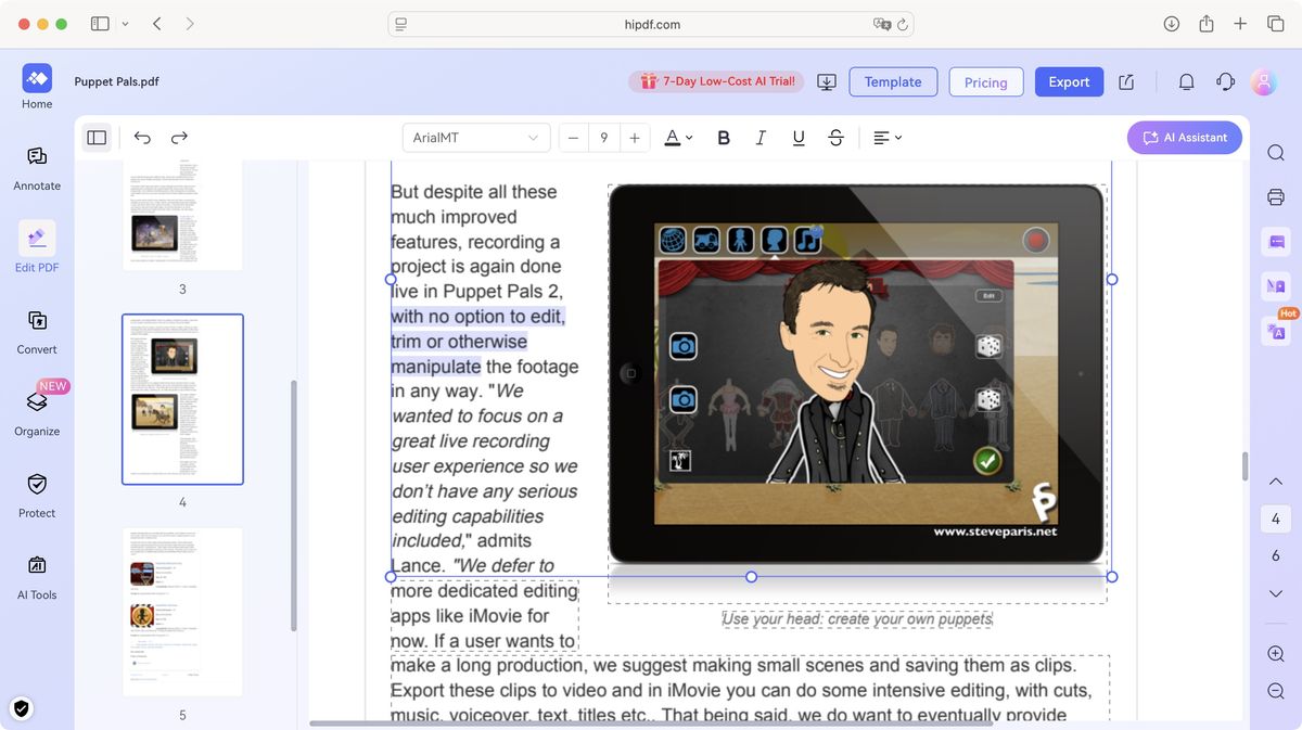 Wondershare HiPDF PDF editor (2025) review | TechRadar