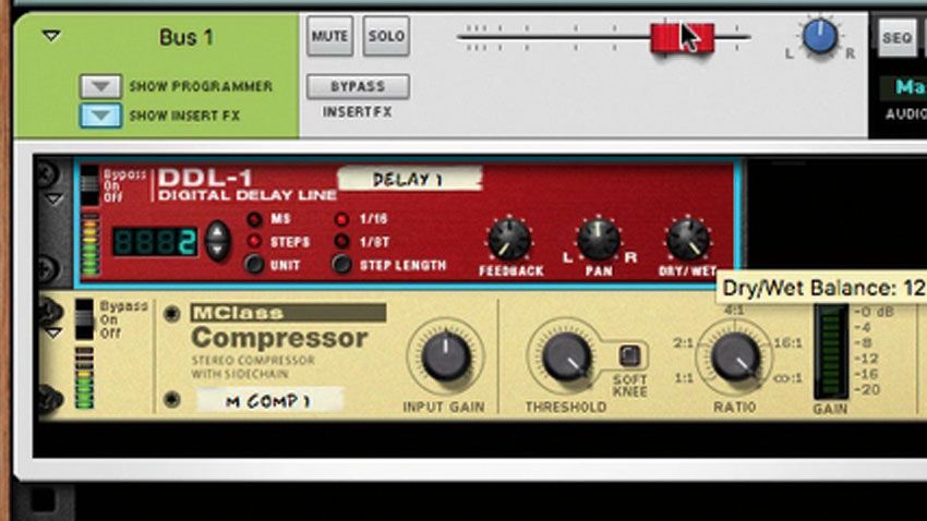 How to use a delay’s feedback control to create cascading, building ...