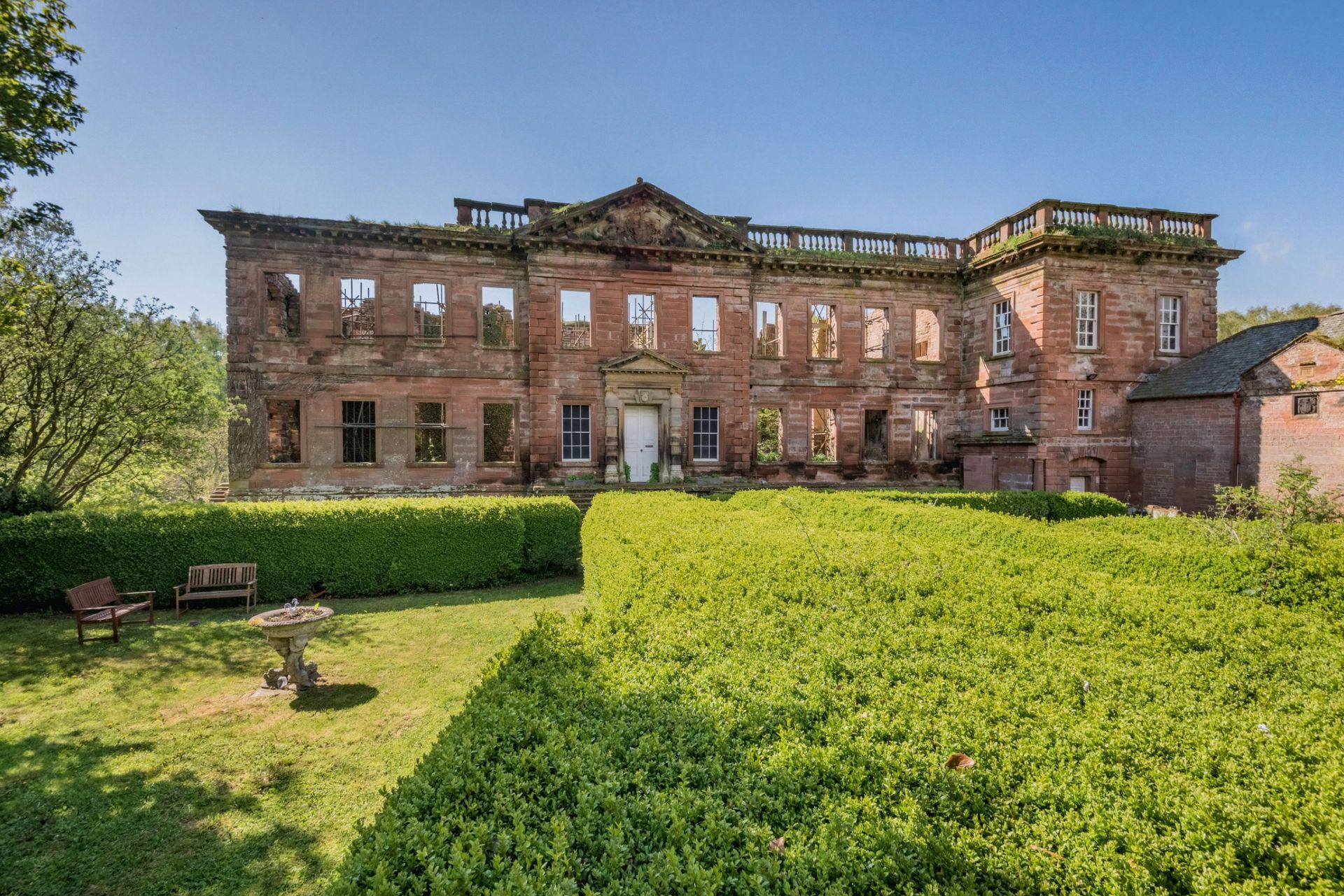 A new future beckons for the magnificent, crumbling Palladian mansion ...