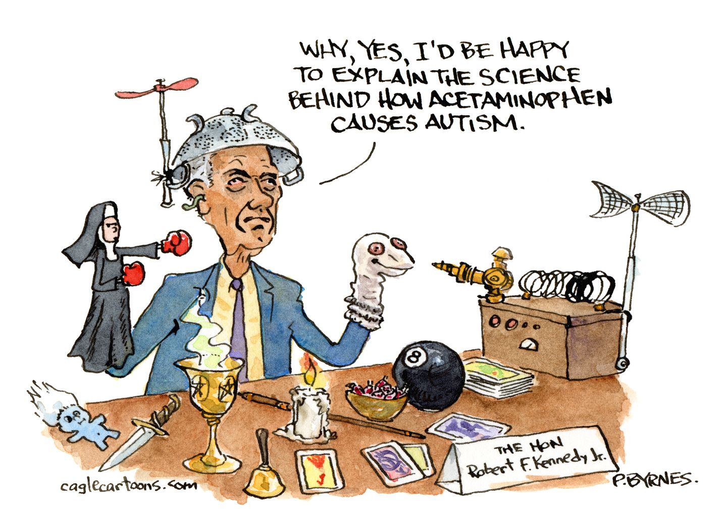 5 tinfoil-covered cartoons about Tylenol and autism | The Week