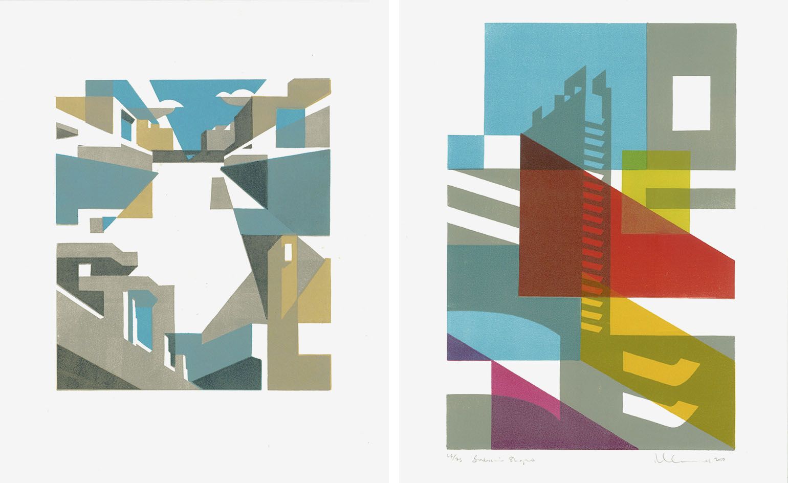 Paul Catherall's graphic city llustrations at For Arts Sake | Wallpaper