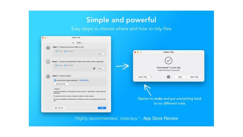 Sort your digital life out with a single click thanks to the Folder Tidy app for Mac | iMore