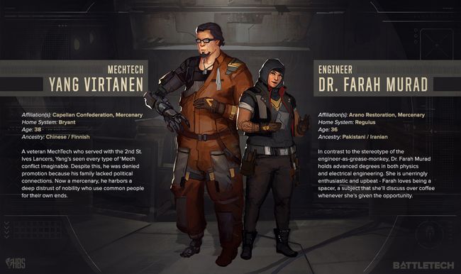 BattleTech main characters and new plot points revealed | PC Gamer