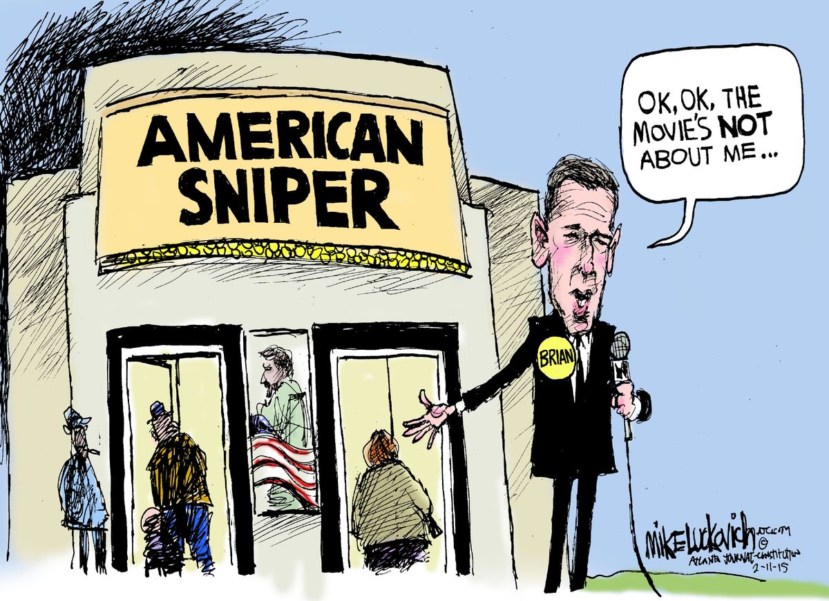 Editorial cartoon U.S. Brian Williams | The Week