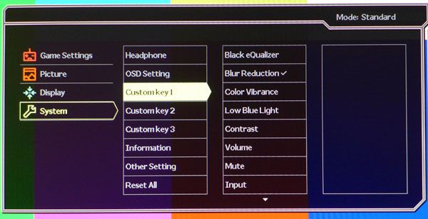 BenQ XL2430T OSD Setup And Calibration