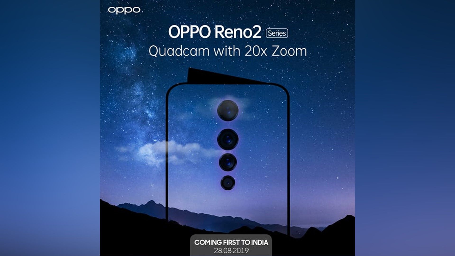 Oppo Reno 2 family is unveiled – three phones with four cameras each ...