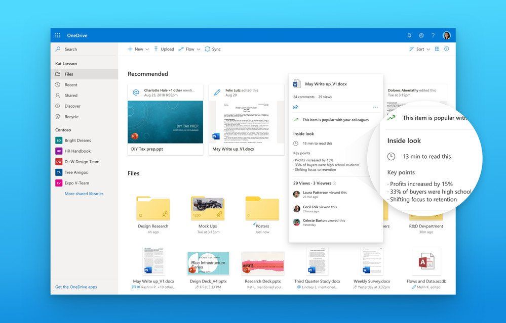 OneDrive is getting a Fluent Design overhaul and more on the web ...