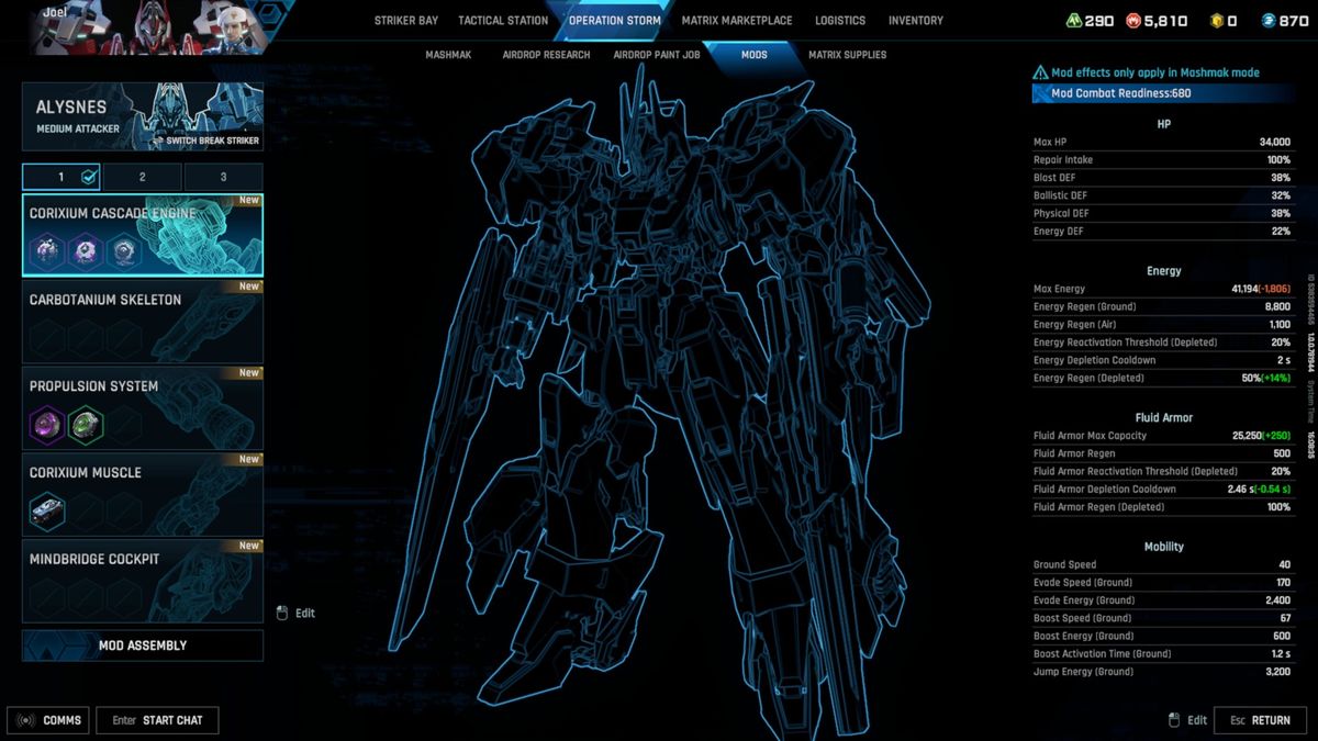 Mods in Mecha Break explained | GamesRadar+