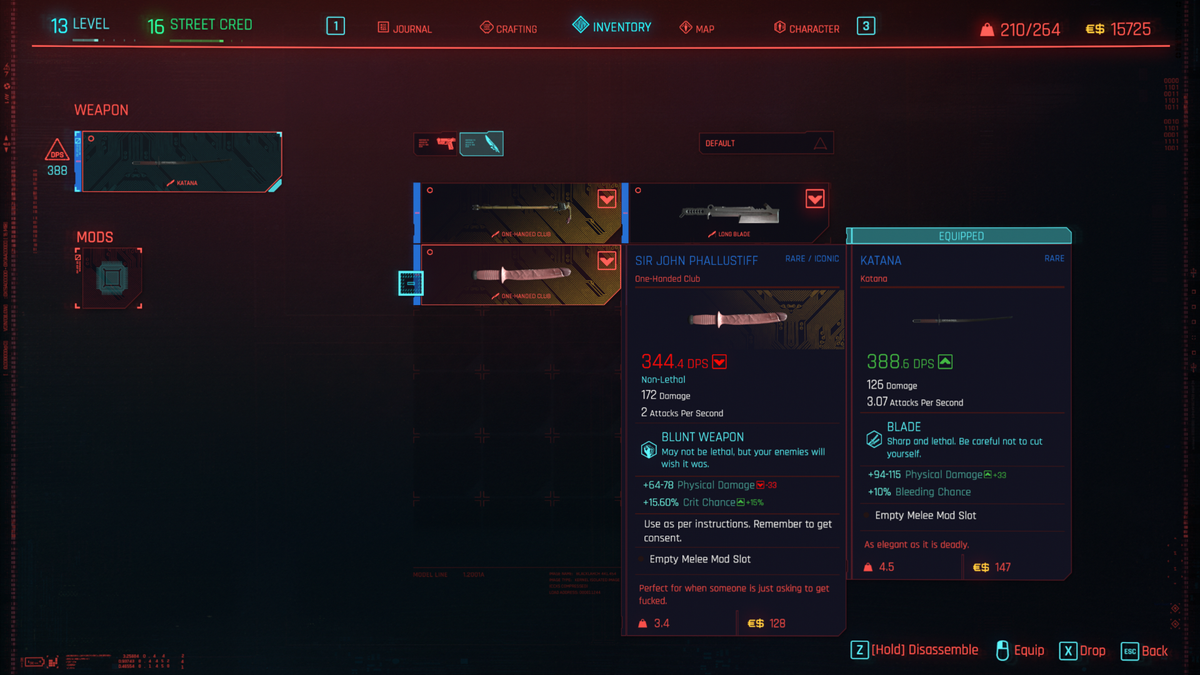 Cyberpunk 2077 Iconic items: How to upgrade Cyberpunk 2077 legendary ...