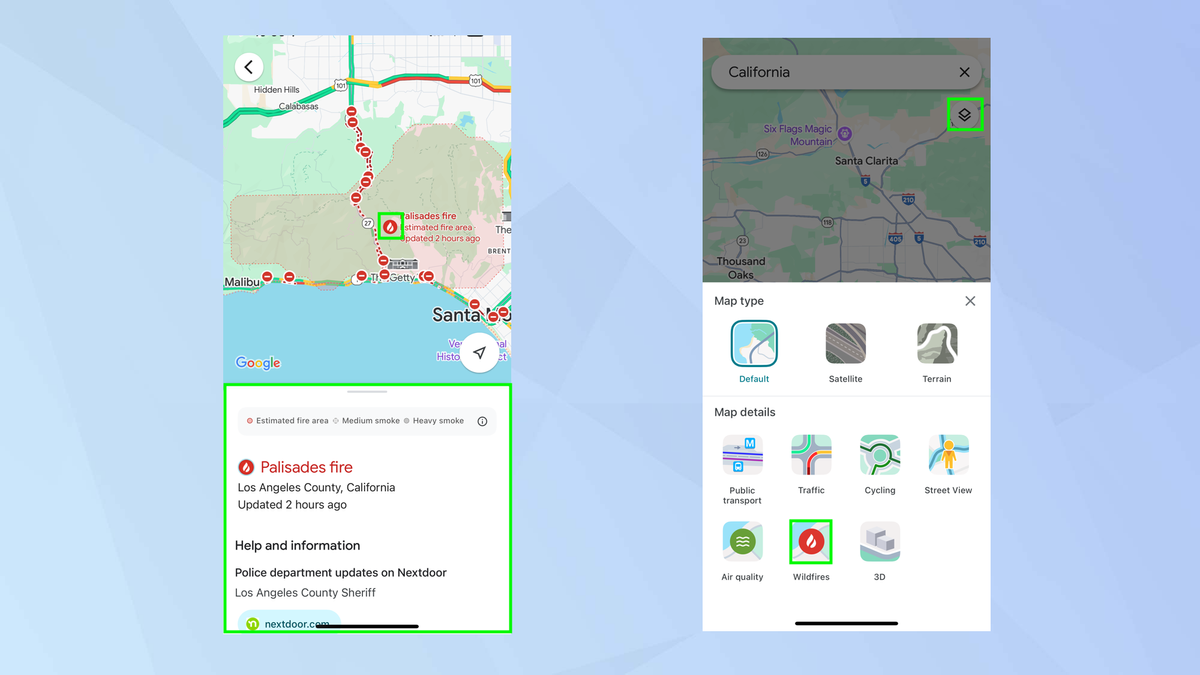 How to report wildfires in Google Maps using Crisis Alerts | Tom's Guide