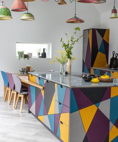 7 colorful kitchen island ideas with plenty of character | Real Homes