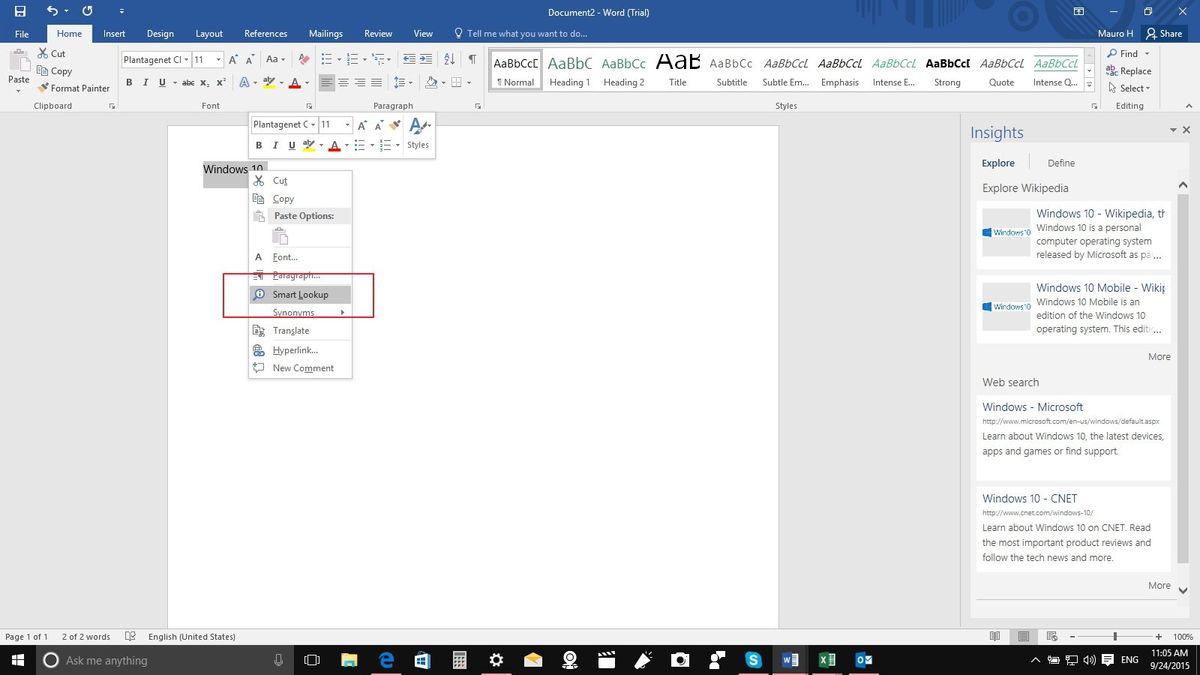 How to start using eight of the new features in Microsoft Office 2016 ...