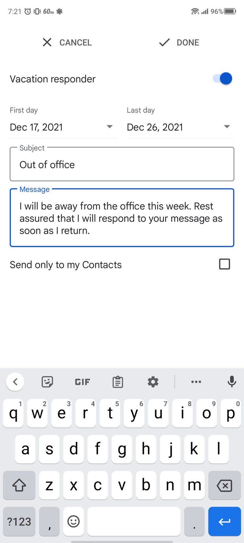 How to set up out of office replies in Gmail | Android Central