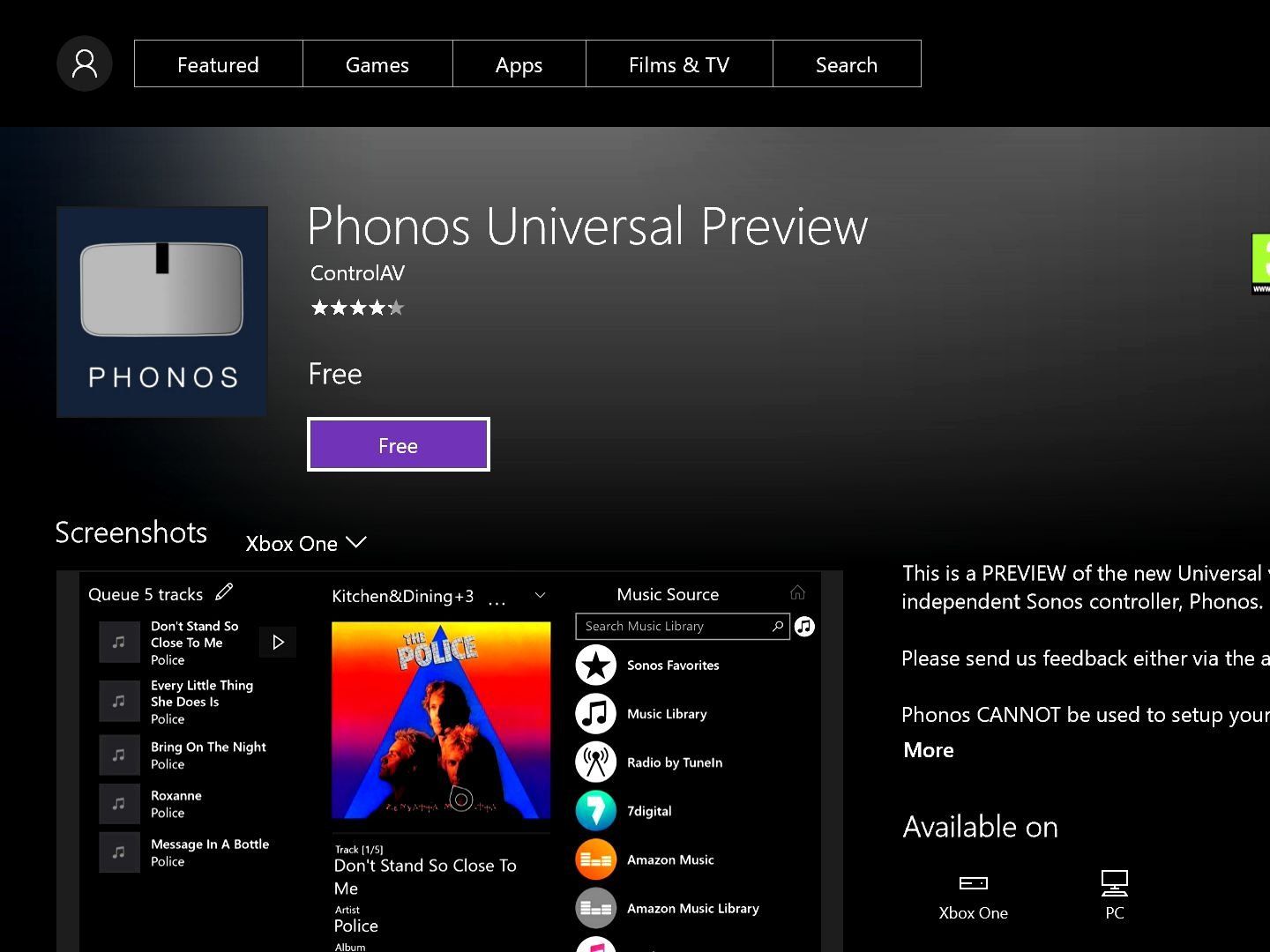 Third-party Sonos app Phonos is now available for the Xbox One ...