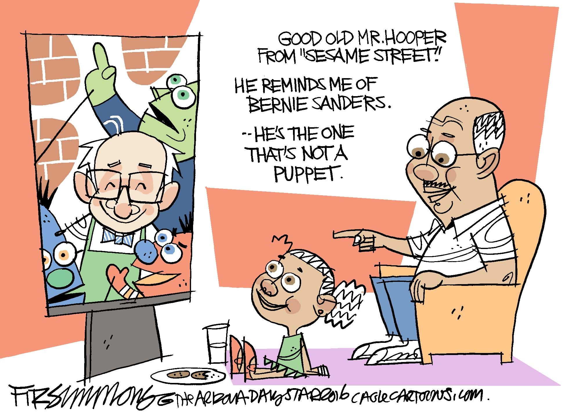 Political Cartoon U.S. Bernie 2016 | The Week
